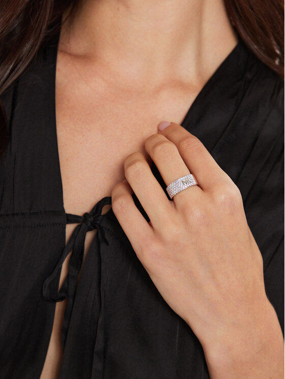 Michael Kors Inel Pave Ring MKC1555AN040 Argintiu | Modivo.ro