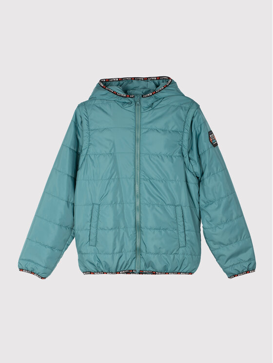 Coccodrillo Geacă din puf WC2152701KIW Verde Regular Fit | Modivo.ro