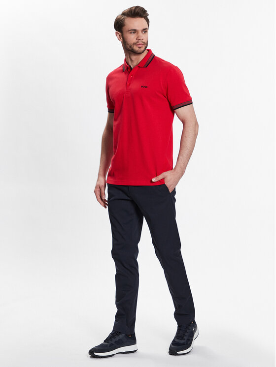 Boss Poloshirt 50468983 Rot Regular Fit | Modivo.de