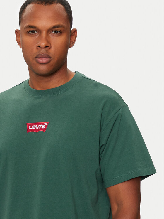 Levi's® T-Shirt Vintage Graphic 87373-0292 Zielony Relaxed Fit | Modivo.pl