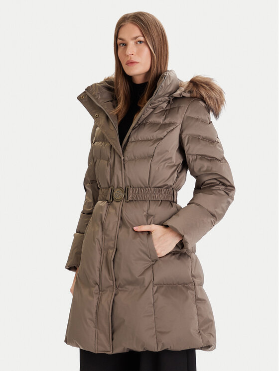 Guess Pehelykabát W5BL30 W2802 Khaki Regular Fit | Modivo.hu