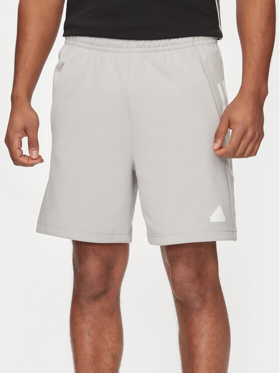 adidas Спортни шорти Future Icons 3-Stripes IR9165 Сив Regular Fit ...