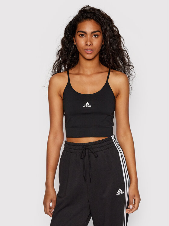 adidas Top Aeroknit Seamless HA1197 Černá Slim Fit | Modivo.cz