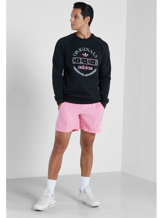 adidas Originals Szorty plażowe SWIMSHORT Różowy Regular Fit | Modivo.pl