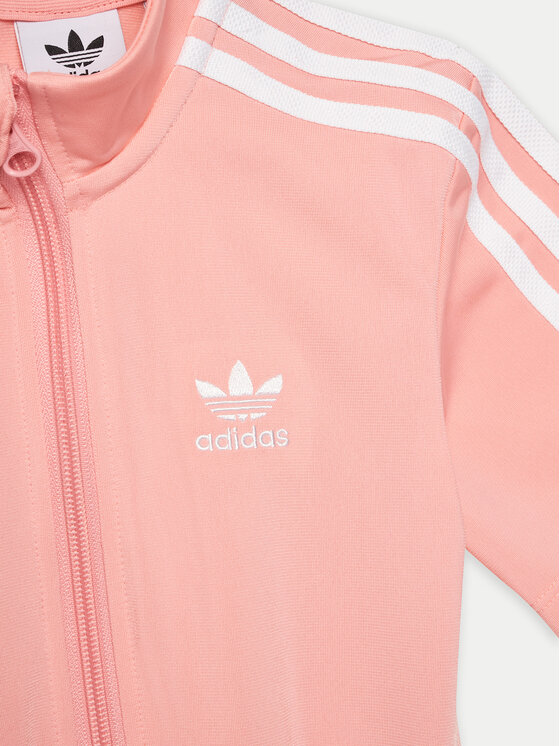 adidas Sukienka codzienna Firebird JC9170 Różowy Regular Fit | Modivo.pl