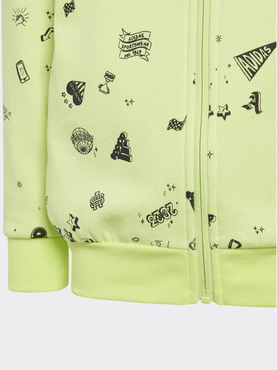 adidas Jogginganzug Brand Love Kids IA1571 Grün Regular Fit | Modivo.at