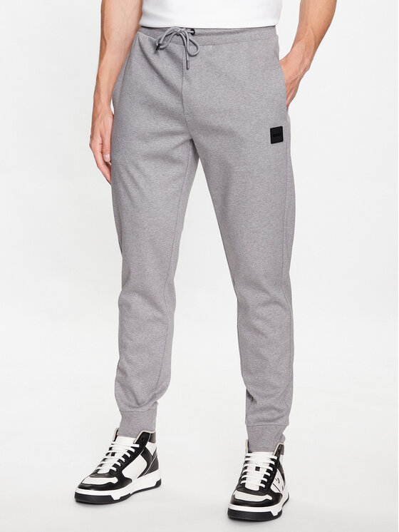 Boss Spodnie dresowe 50485181 Szary Regular Fit | Modivo.pl
