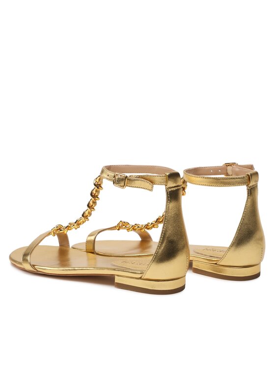 Lauren Ralph Lauren Sandalen Elise 802900075001 Goldfarben | Modivo.de