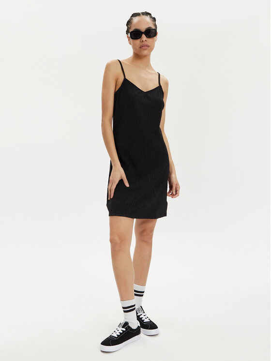 Vans Nyári ruha Benton Cami Dress VN000GB4 Fekete Slim Fit | Modivo.hu