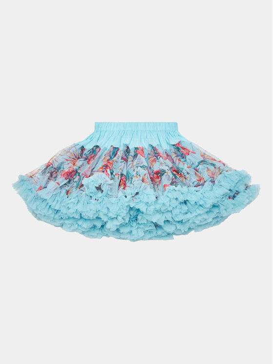 LaVashka Spódnica tiulowa Floral 13F S Niebieski Regular Fit | Modivo.pl