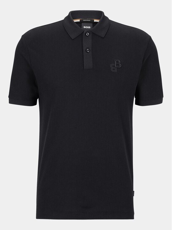 Boss Polohemd Parlay 191 50494953 Schwarz Regular Fit | Modivo.de