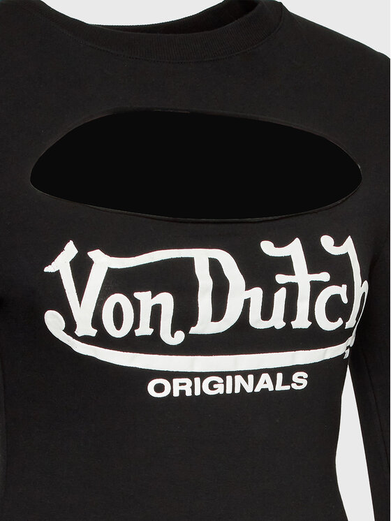 Von Dutch Bluzka Alex 6 224 013 Czarny Regular Fit | Modivo.pl