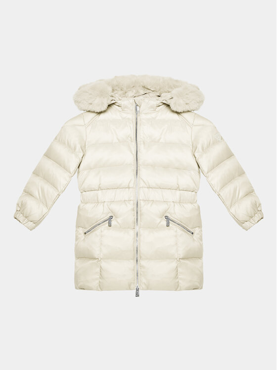 Guess Kurtka zimowa K3BL06 WB080 Écru Regular Fit | Modivo.pl