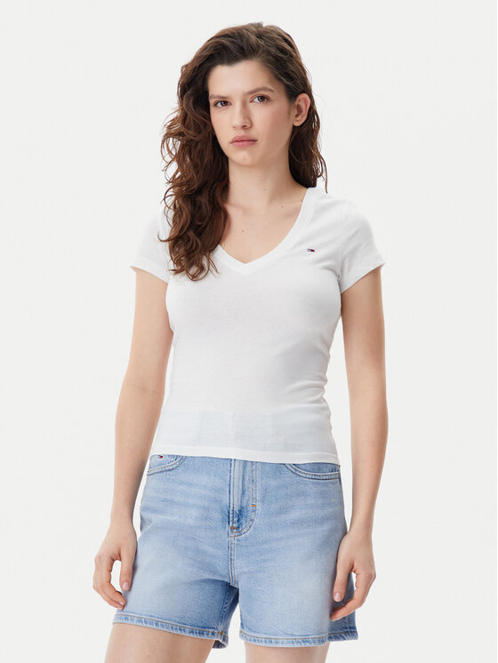 Tommy Jeans Komplet t-shirtów DW0DW21367 Kolorowy Slim Fit | Modivo.pl