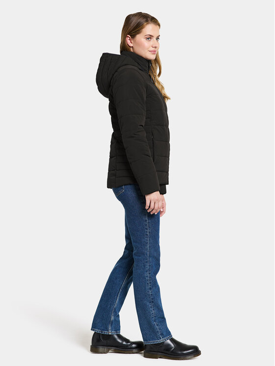 Didriksons Kurtka zimowa Katrin Wns Jkt 504825 Czarny Standard Fit | Modivo.pl
