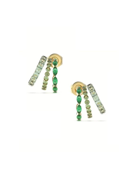 Guess Kolczyki JUBE03307JW-YGGN Zielony | Modivo.pl