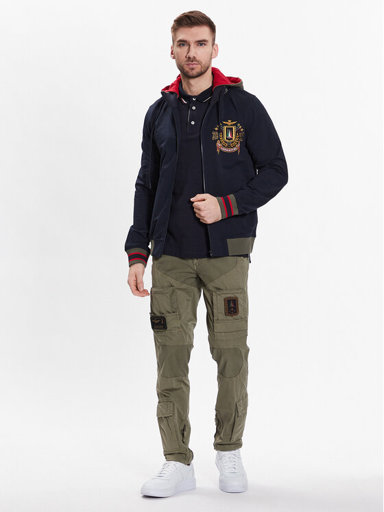 Aeronautica Militare Sweatshirt 231FE1765F419 Dunkelblau Regular Fit ...
