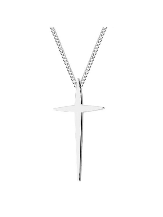 manoki Naszyjnik WA475 Srebrny | Modivo.pl