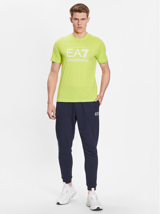 EA7 Emporio Armani T-Shirt 3RPT81 PJM9Z 1871 Zelená Regular Fit | Modivo.cz