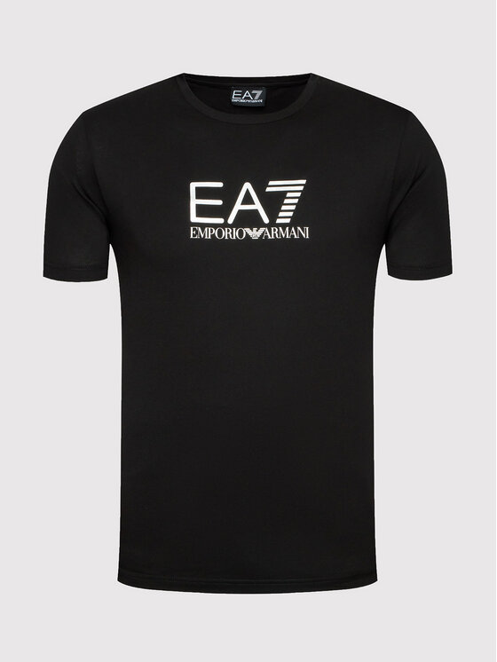 EA7 Emporio Armani T-Shirt 3LPT39 PJ02Z 1200 Schwarz Regular Fit | Modivo.de
