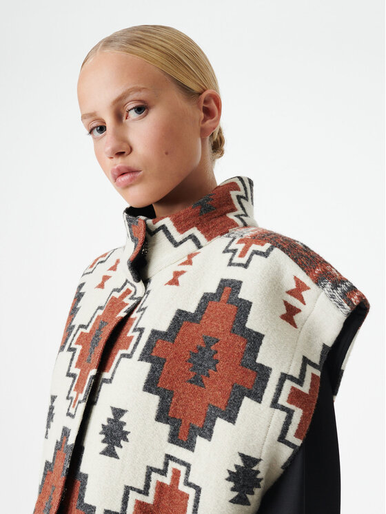 IRO Γιλέκο Rinar AR035 Καφέ Relaxed Fit | Modivo.gr