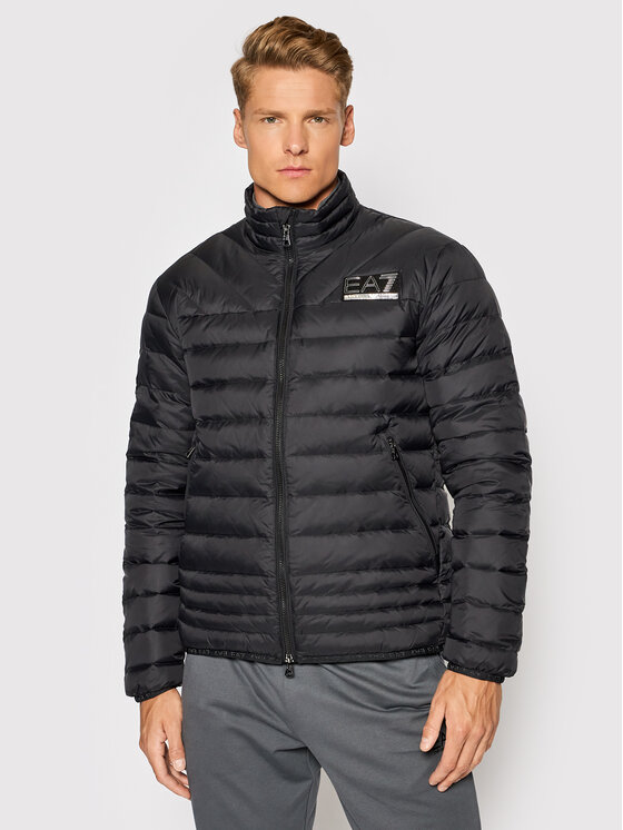 EA7 Emporio Armani Kurtka puchowa 6KPB14 PNR4Z 1200 Czarny Regular Fit | Modivo.pl