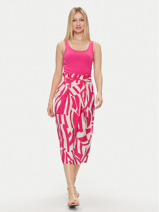 JDY Top Ava 15259184 Różowy Slim Fit | Modivo.pl