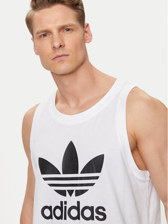 adidas Майка adicolor Classics Trefoil IA4808 Білий Regular Fit | Modivo.ua