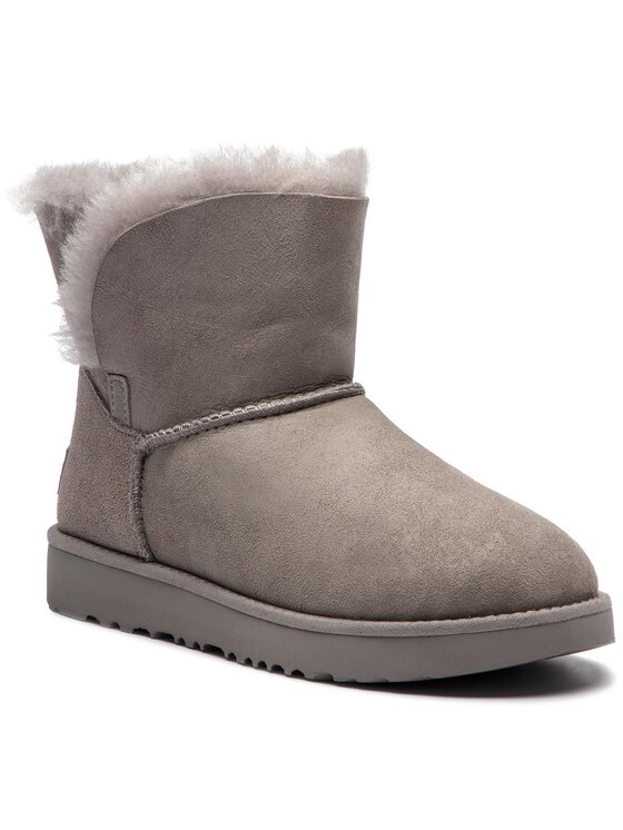 Ugg Snehule W Classic Cuff Mini 1016417 Sivá | Modivo.sk