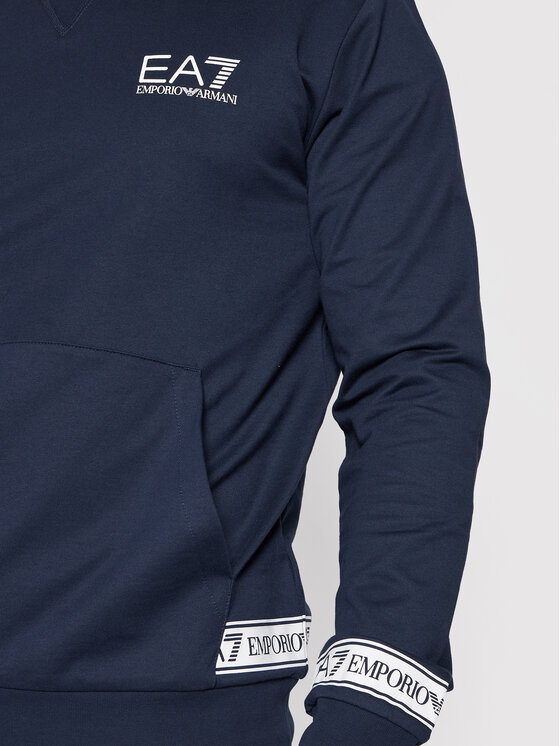 EA7 Emporio Armani Bluza 3KPM22 PJ05Z 1554 Granatowy Regular Fit | Modivo.pl