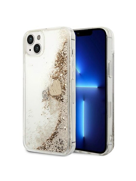 Guess Etui na telefon iPhone 14 Złoty | Modivo.pl