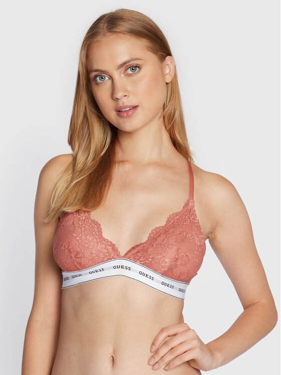 Guess Biustonosz braletka Belle O97C02 KBBT0 Różowy | Modivo.pl