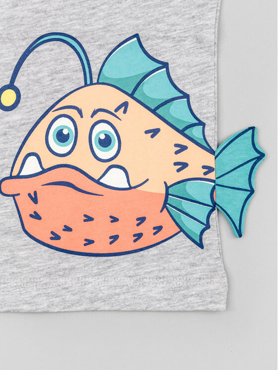 Zippy T-Shirt ZBBAP0303 23015 Grau Regular Fit | Modivo.de