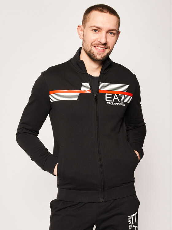 EA7 Emporio Armani Bluza 3HPM51 PJ05Z 1554 Czarny Regular Fit | Modivo.pl