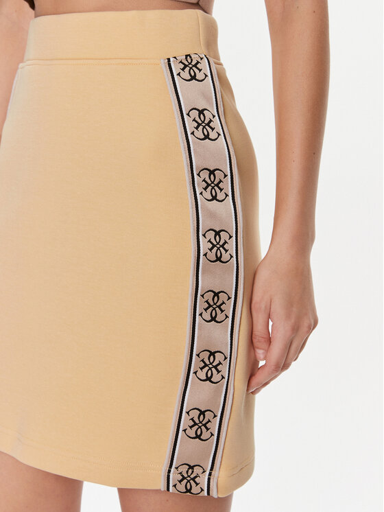 Guess Minirock Cymone V3BD03 KB3P2 Beige Regular Fit | Modivo.de