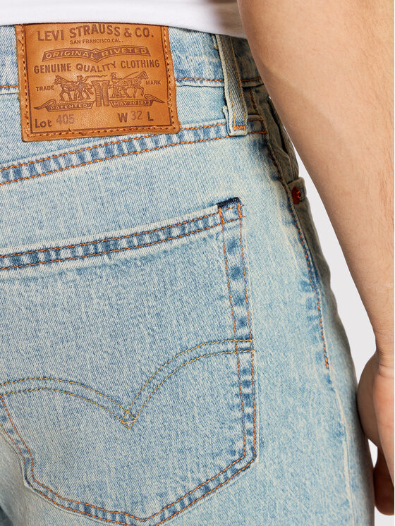 Levi's® Szorty jeansowe 405™ 39864-0055 Niebieski Standard Fit | Modivo.pl