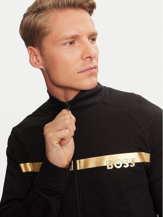 Boss Bluza Authentic 50527453 Czarny Regular Fit | Modivo.pl