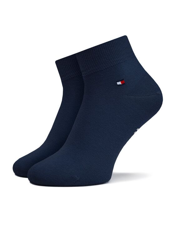 Tommy Hilfiger 2er-Set niedrige Herrensocken 342025001 Dunkelblau ...