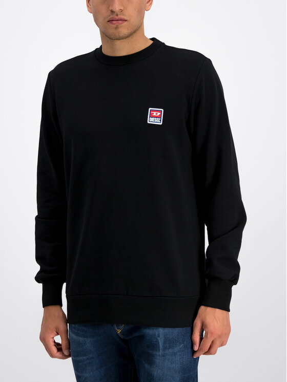 Diesel Džemperis S-Gir-Div-P 00S556 0IAJH Juoda Regular Fit | Modivo.lt