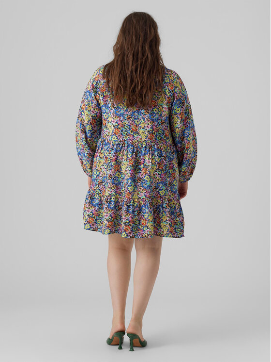 Vero Moda Curve Rochie de vară 10291258 Colorat Loose Fit | Modivo.ro
