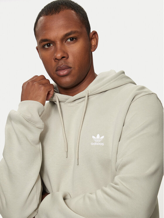 adidas Bluza Trefoil Essentials IR7785 Beżowy Regular Fit | Modivo.pl