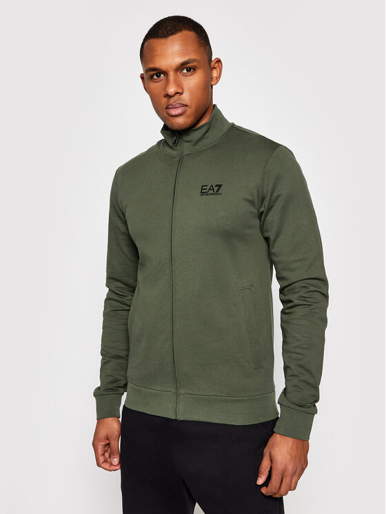 EA7 Emporio Armani Bluza 8NPM01 PJ05Z 1862 Zielony Regular Fit | Modivo.pl