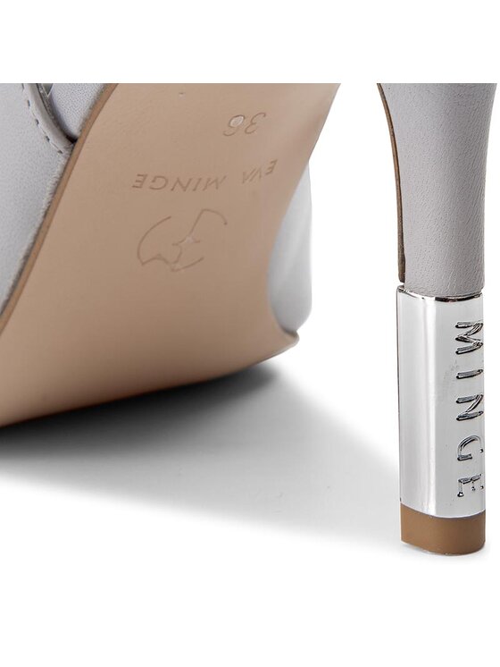 Eva Minge Sandały Doncia 1O 17SF1372178ES Szary | Modivo.pl