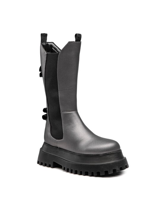 TWINSET Боти тип челси Chelsea 222ACP100 Сив | Modivo.bg