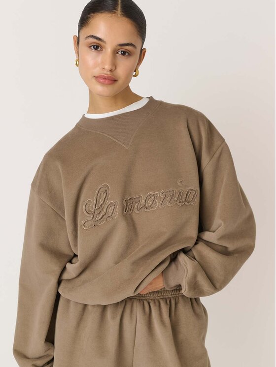 La Mania Bluza BRODIE Biały Classic Fit | Modivo.pl