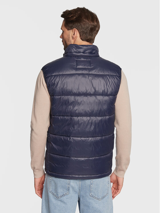 KARL LAGERFELD Kamizelka 505023 524590 Granatowy Regular Fit | Modivo.pl