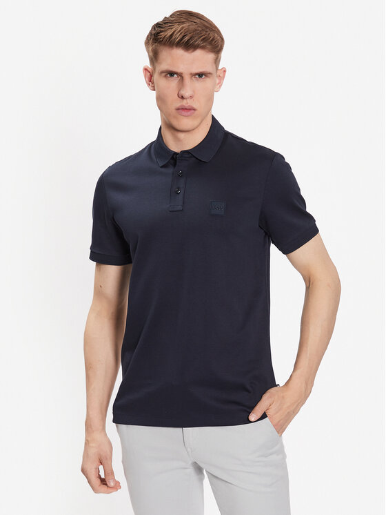 Boss Polo Parlay 143 50486953 Granatowy Regular Fit | Modivo.pl