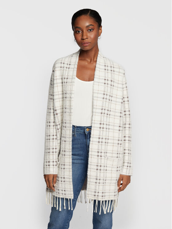 Olsen Cardigan Henny 11003813 Alb Regular Fit | Modivo.ro