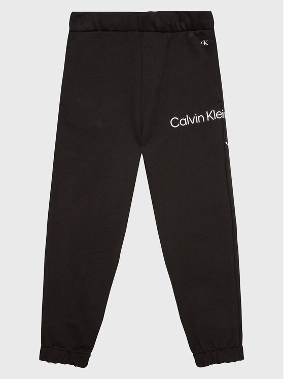 Calvin Klein Jeans Jogginghose Disrupted Inst Logo Iu0iu00323 Schwarz