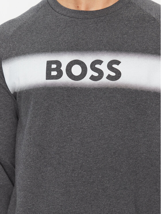 Boss Bluză Authentic 50503060 Gri Regular Fit | Modivo.ro